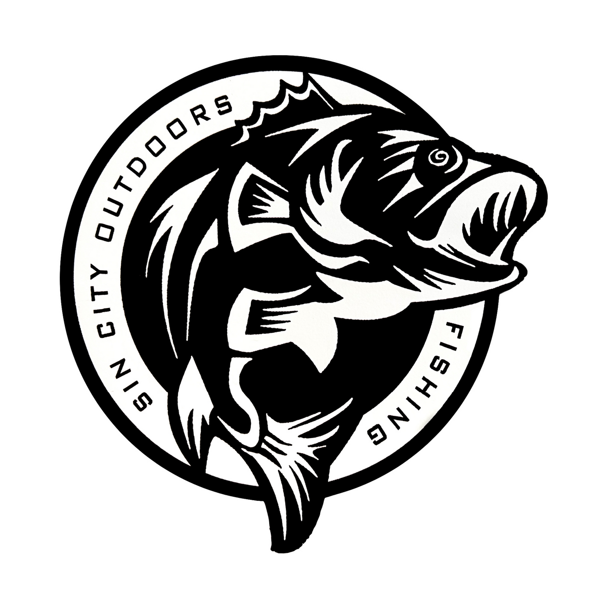 Fish window sticker – Sin City Outdoors